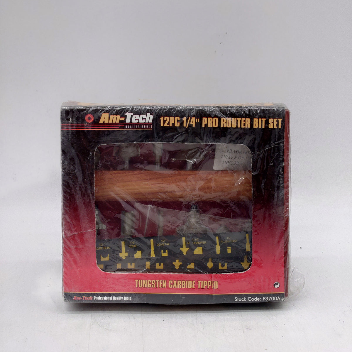 Amtech pro router 1/4" bit set (12pc) – Evans for Everyone