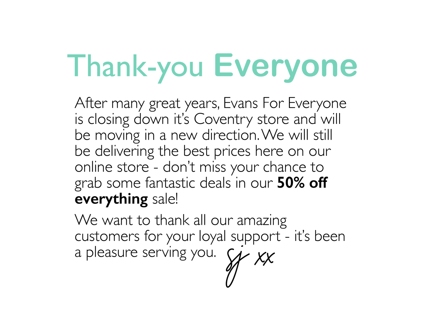 Evans for Everyone: Coventry's One-Stop Shop for clearance bargains